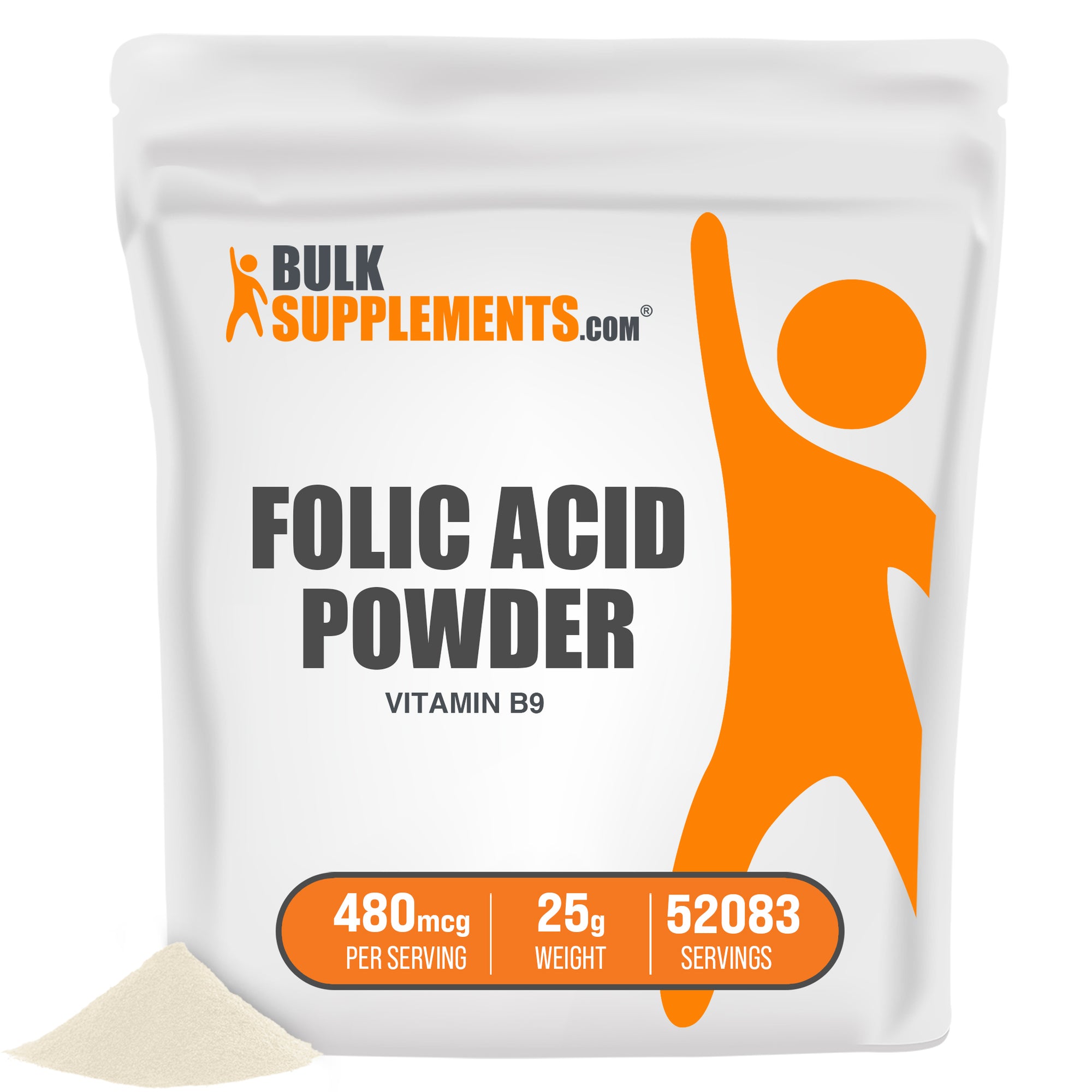 Folic Acid Powder | Vitamin B9 Powder | Folic Acid Supplement