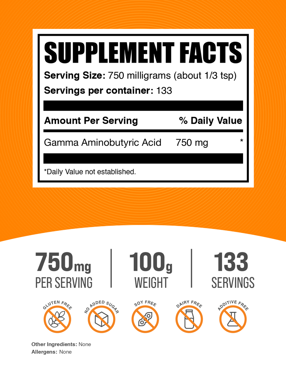 GABA Powder - Enhance Focus & Mood