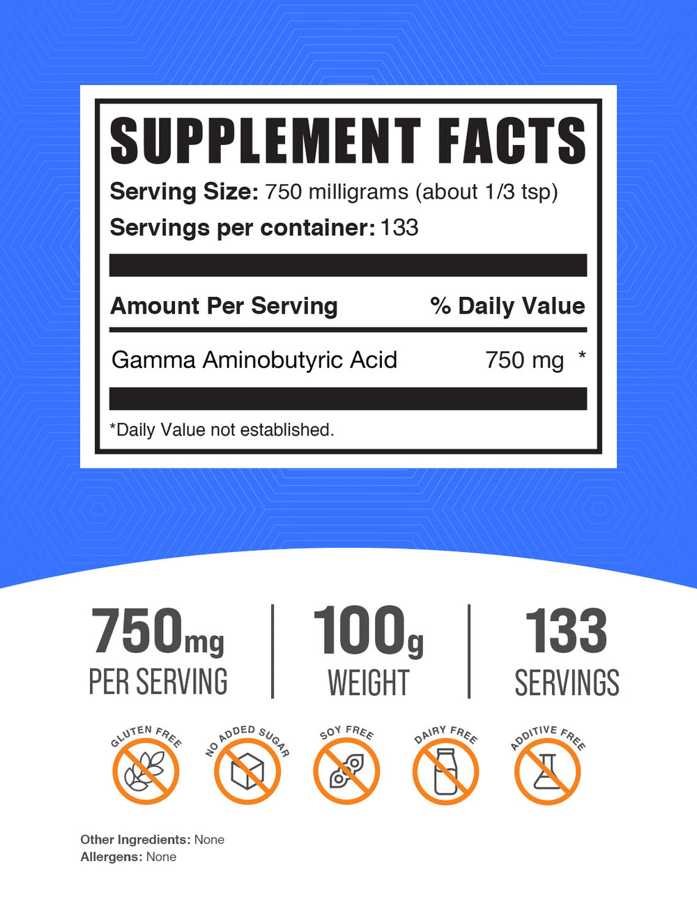 GABA Powder - Enhance Focus & Mood