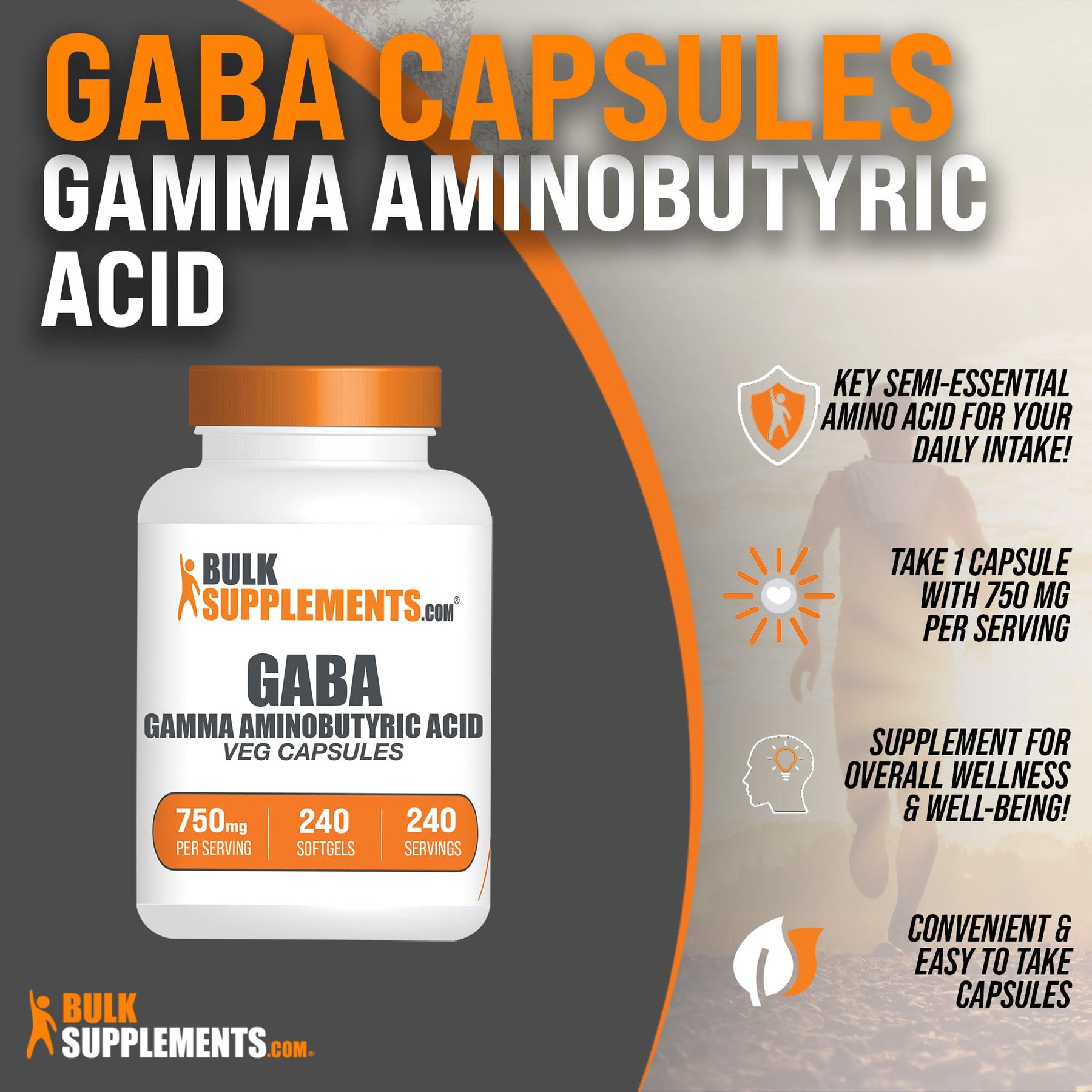 GABA Pills - Enhance Focus & Mood
