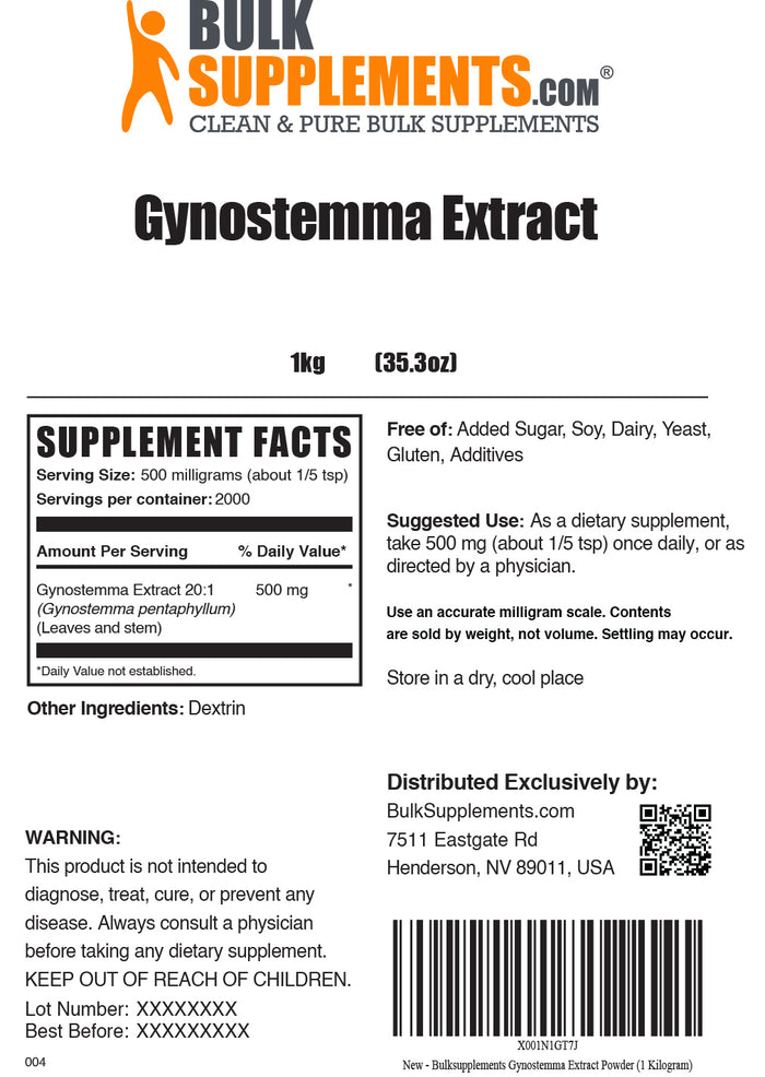 Gynostemma pentaphyllum Extract Powder | Jiaogulan Extract Powder