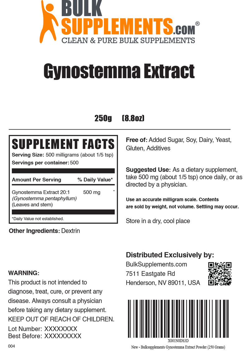 Gynostemma pentaphyllum Extract Powder | Jiaogulan Extract Powder