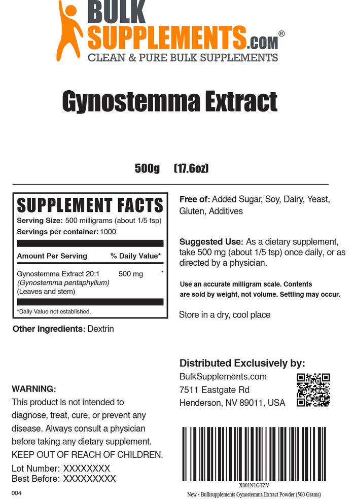 Gynostemma pentaphyllum Extract Powder | Jiaogulan Extract Powder