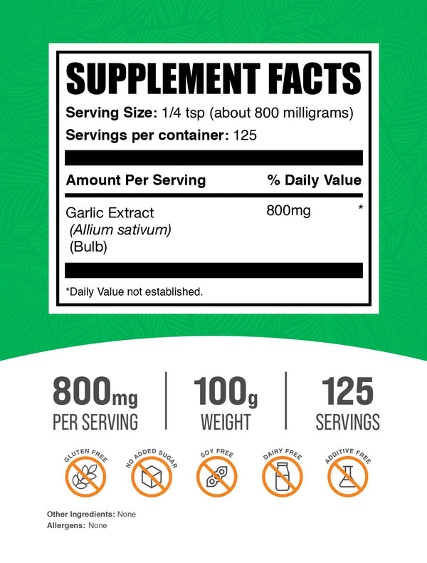 Garlic Extract Powder | Allium sativum Extact Powder