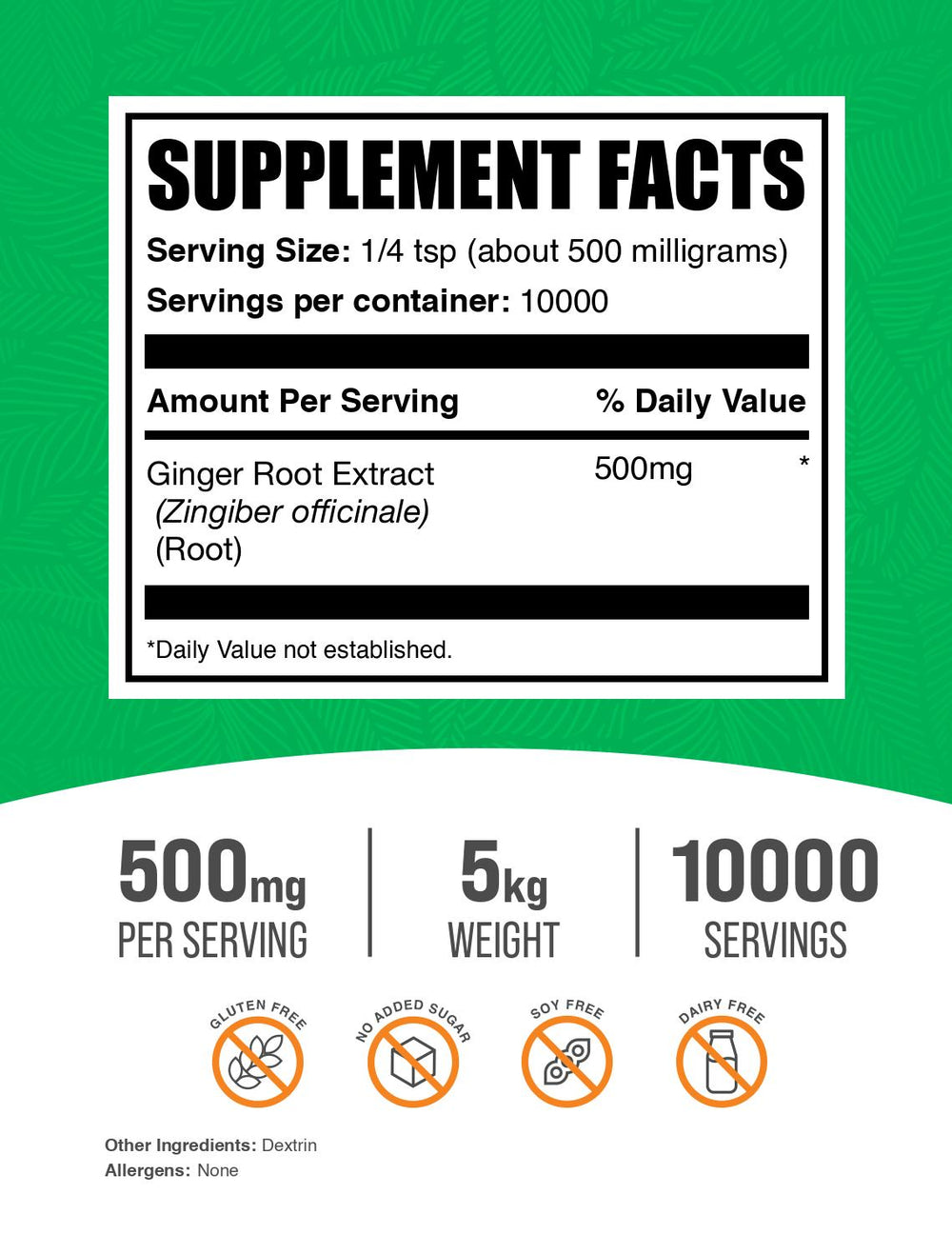 Ginger Root Extract | Zingiber officinale Root Extract