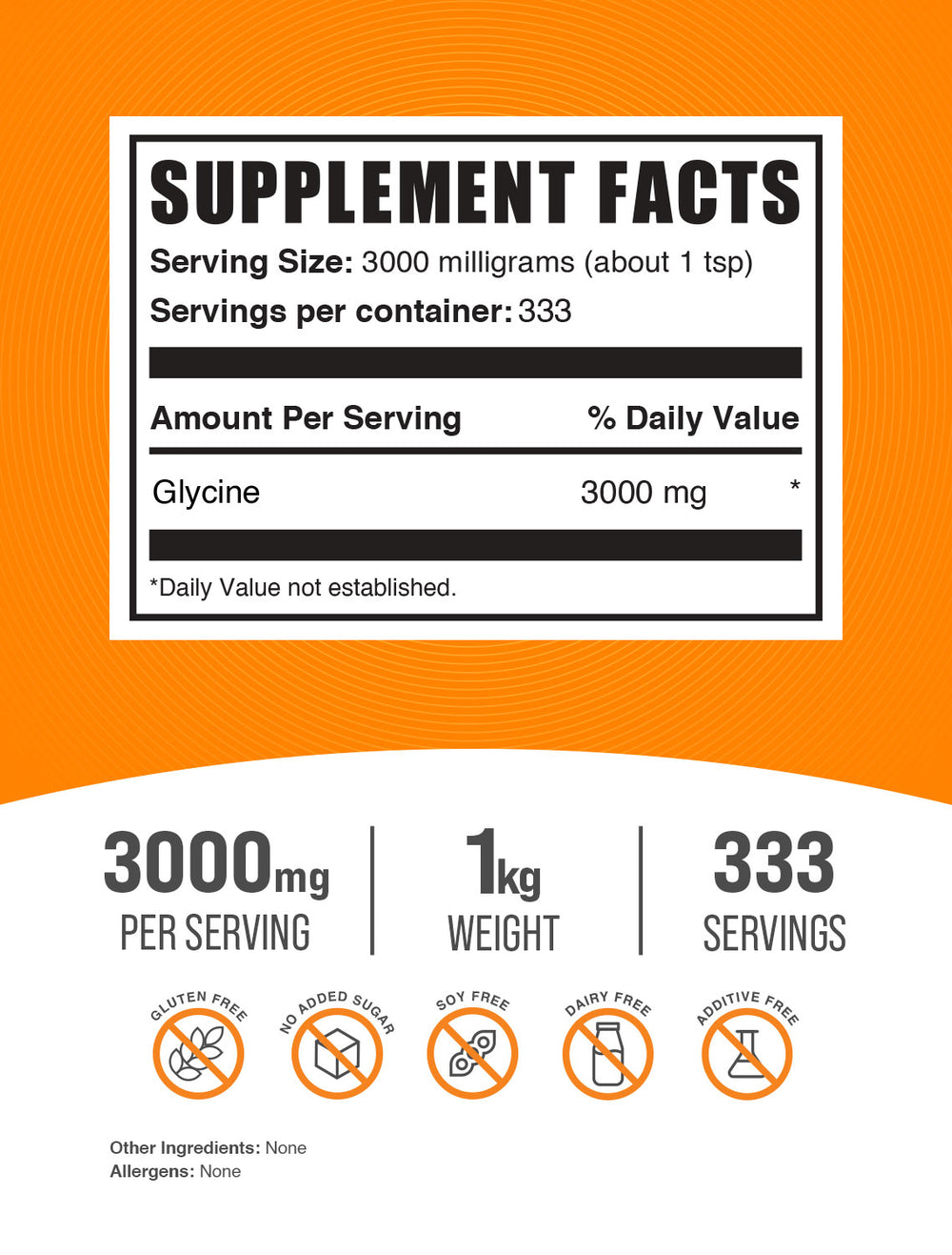 Glycine | Glycine Benefits | Nonessential Amino Acid