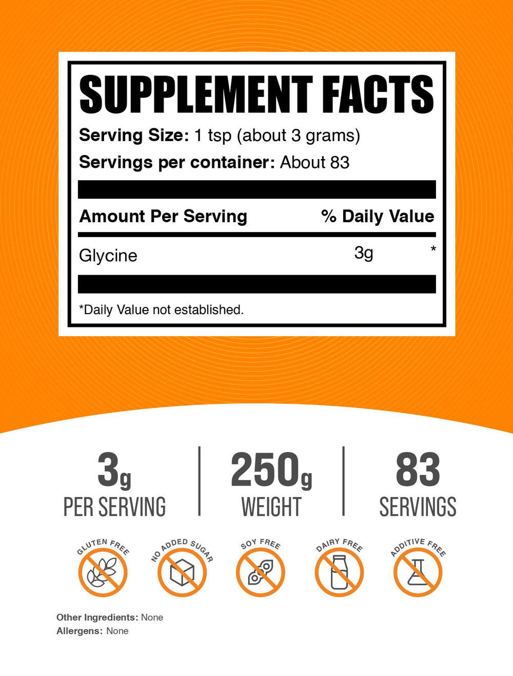 Glycine | Glycine Benefits | Nonessential Amino Acid