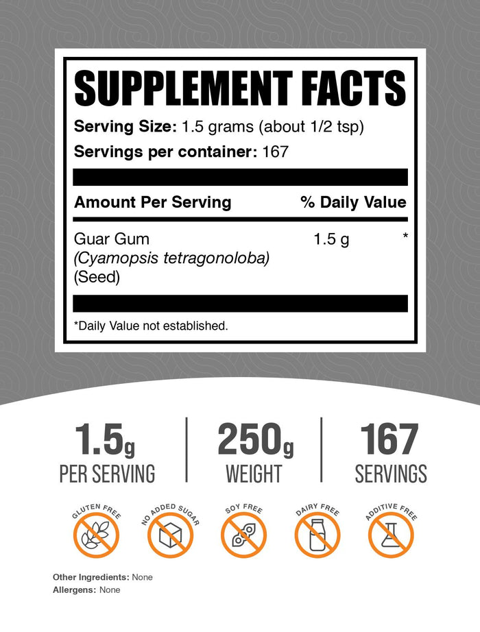 Guar Gum Powder Supplement | Guaran Powder Supplement
