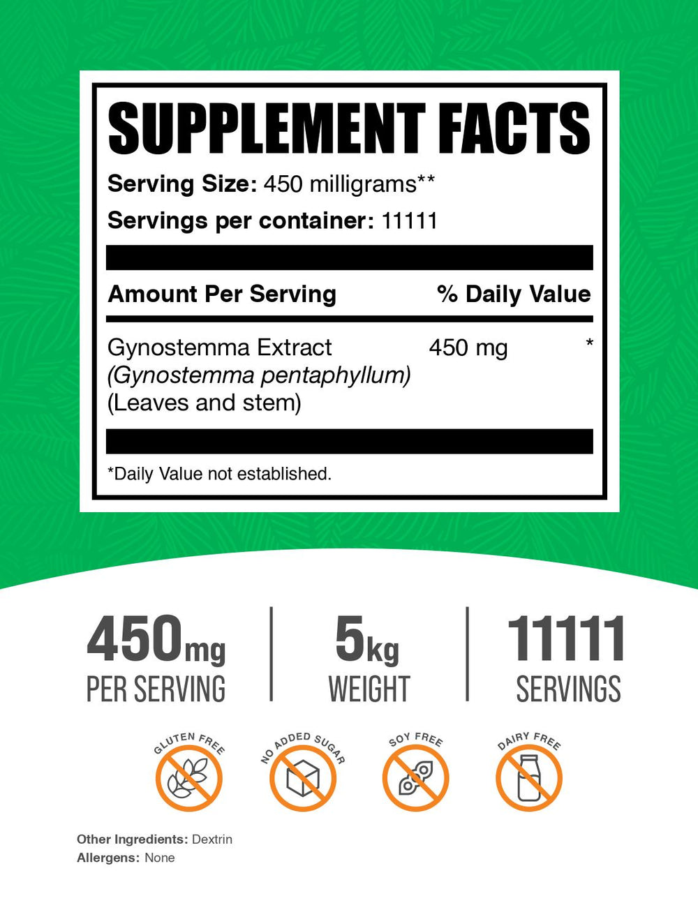 Gynostemma pentaphyllum Extract Powder | Jiaogulan Extract Powder