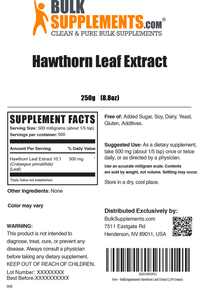 Hawthorn Benefits | Hawthorn Leaf Extract | Natural Supplements