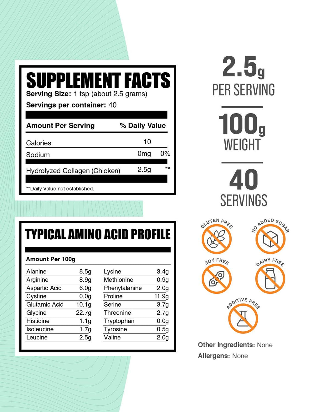 Hydrolyzed Collagen Powder | Chicken Collagen | Collagen Supplement