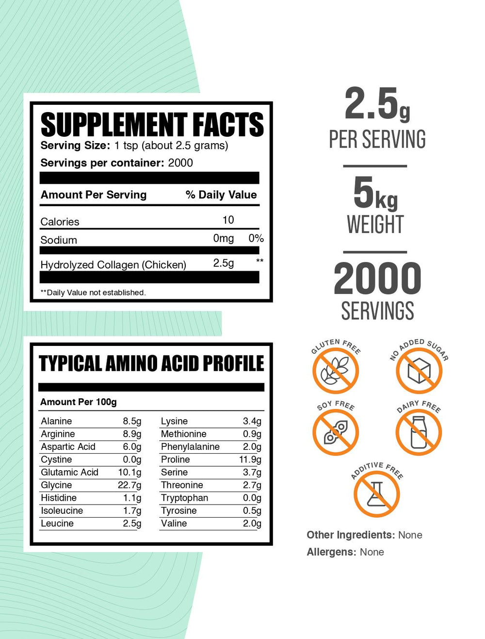 Hydrolyzed Collagen Powder | Chicken Collagen | Collagen Supplement