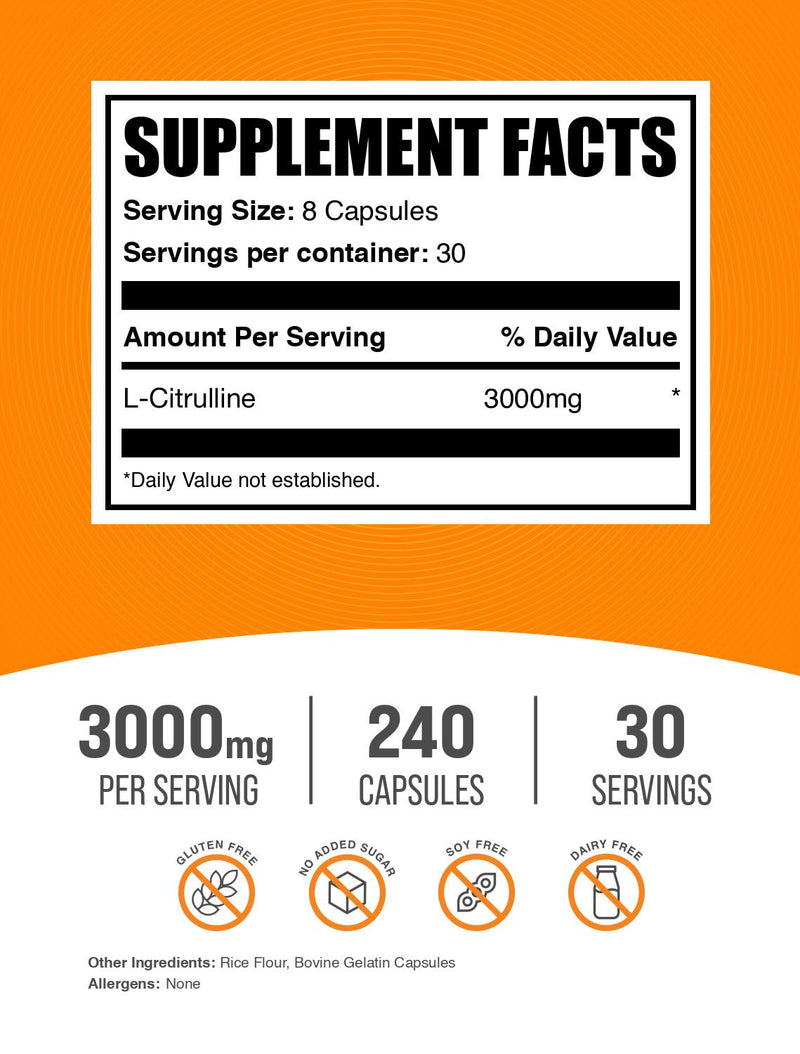 L-Citrulline Powder | Amino Acid Supplement Powder