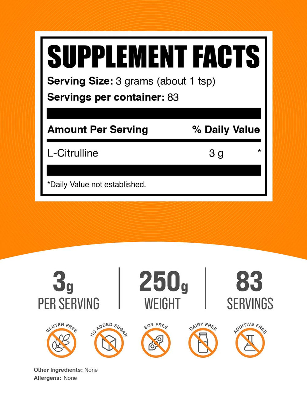 L-Citrulline Powder | Amino Acid Supplement Powder
