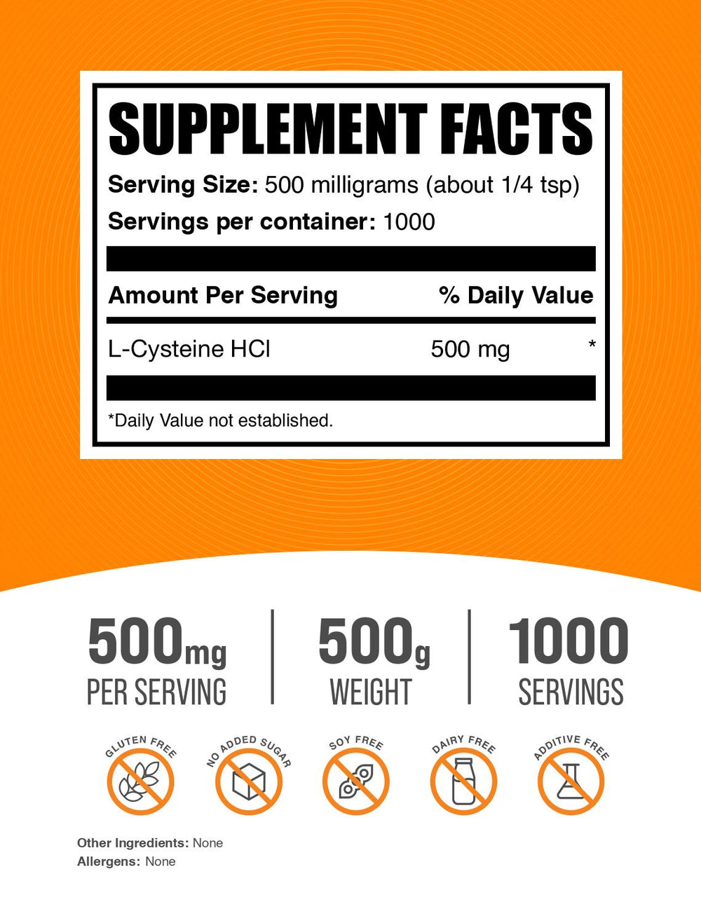 L-Cysteine HCL Powder | BulkSupplements.com