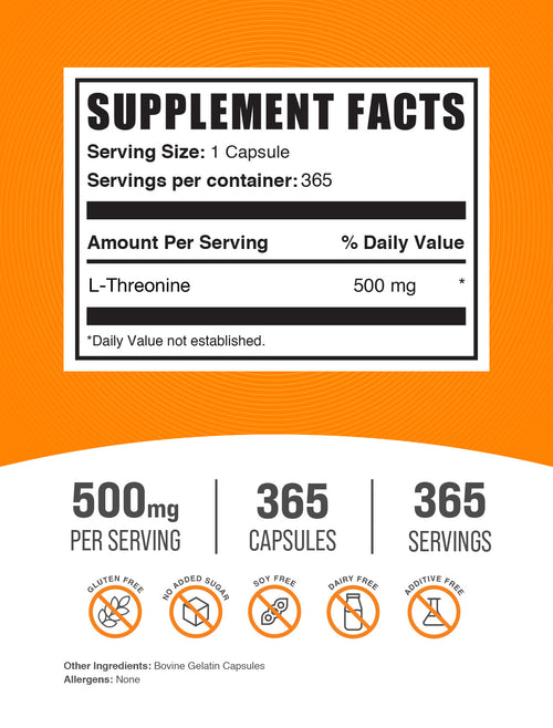Get Healthy Joints Now with L-Threonine Capsules
