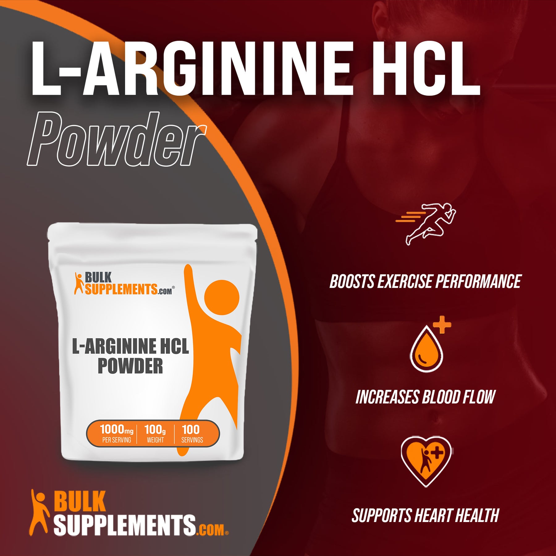 L-Arginine HCl Powder | Amino Acid Supplements