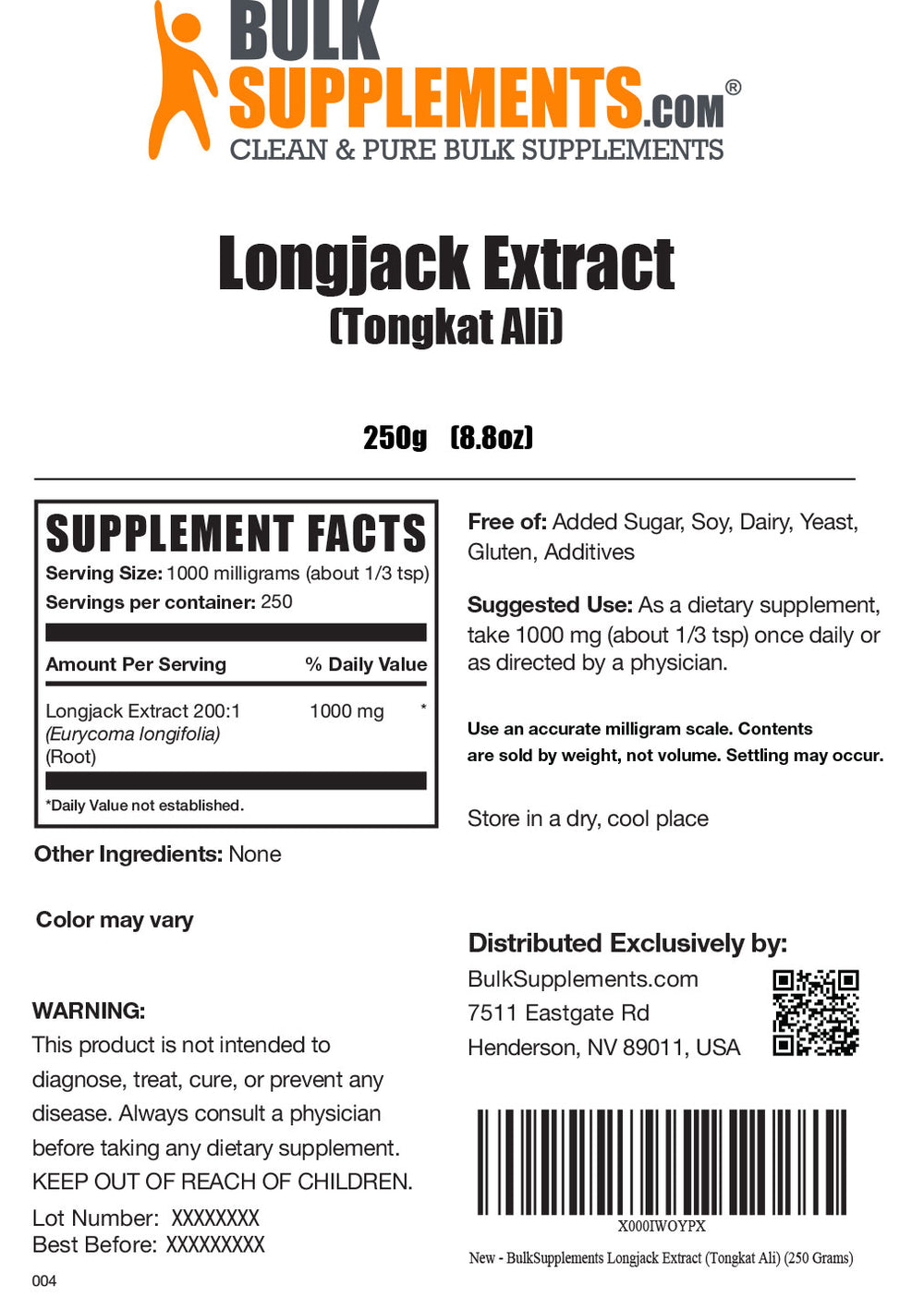 Tongkat Ali Extract | Eurycoma longifolia Extract | Longjack Extract