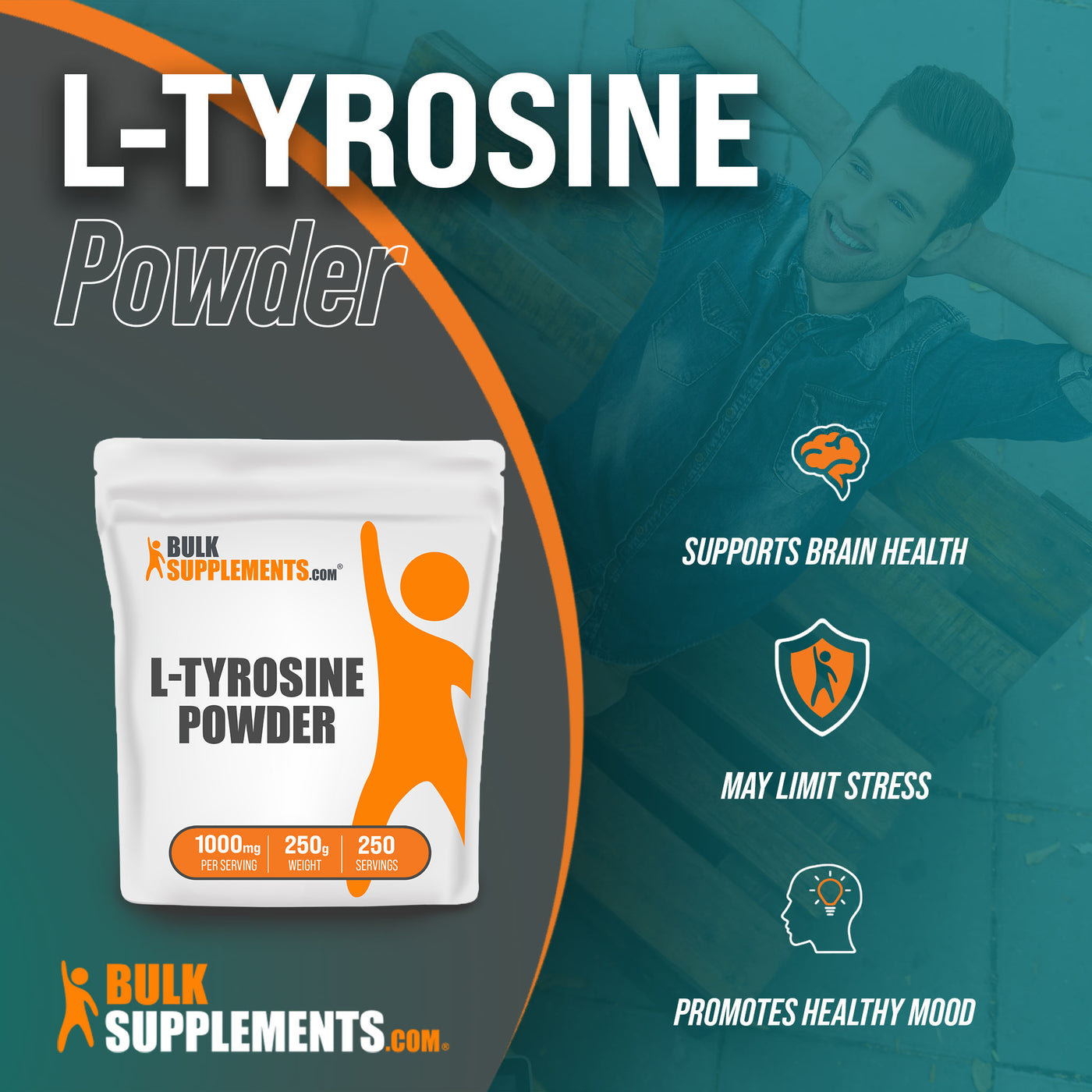 L-Tyrosine Powder | Tyrosine Supplement | Amino Acid Supplements