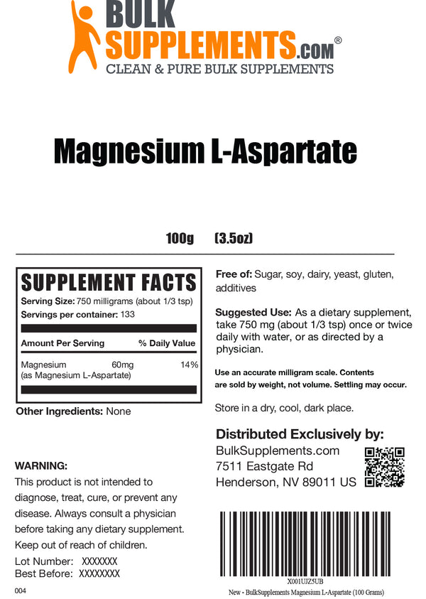 Magnesium Aspartate | Magnesium Supplement | Mineral Supplements
