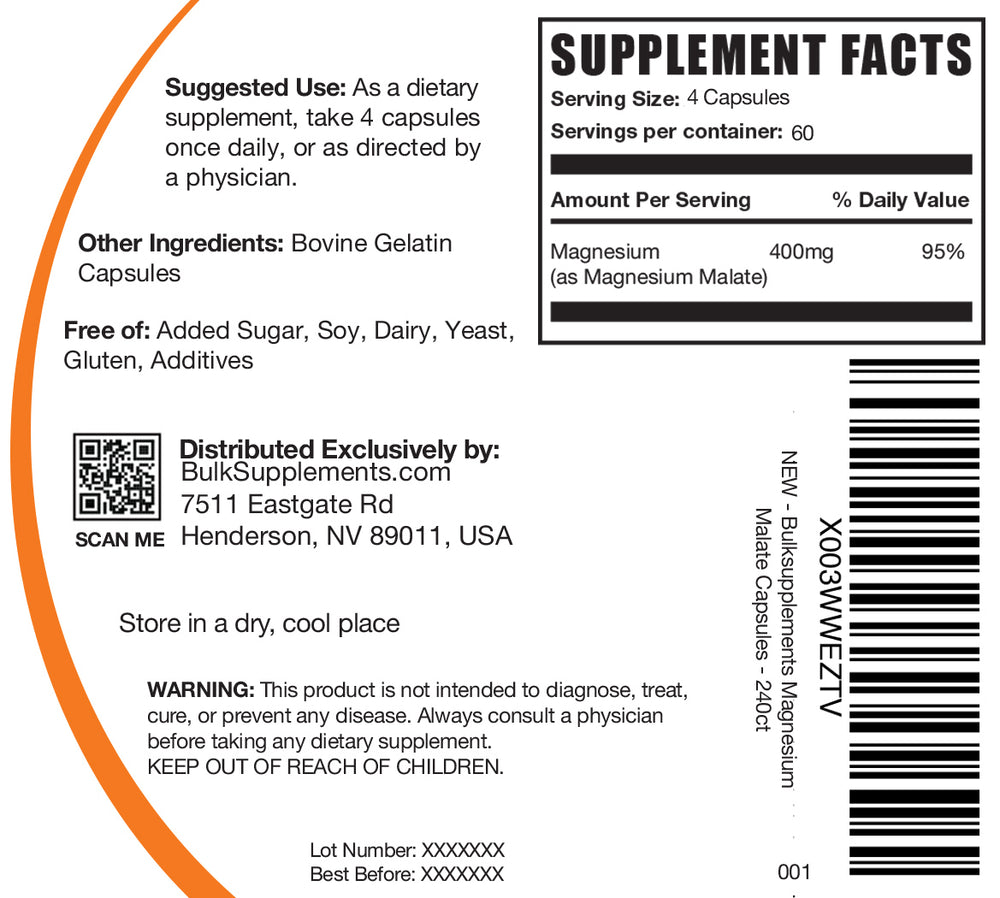 Magnesium Malate Capsules - Get Your Magnesium Fix