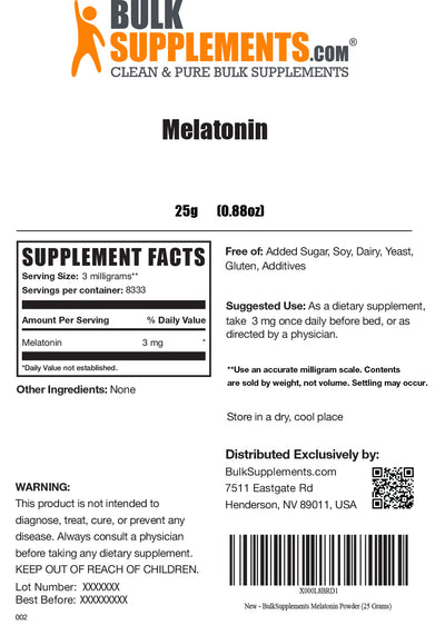 Melatonin Powder | Melatonin Supplement