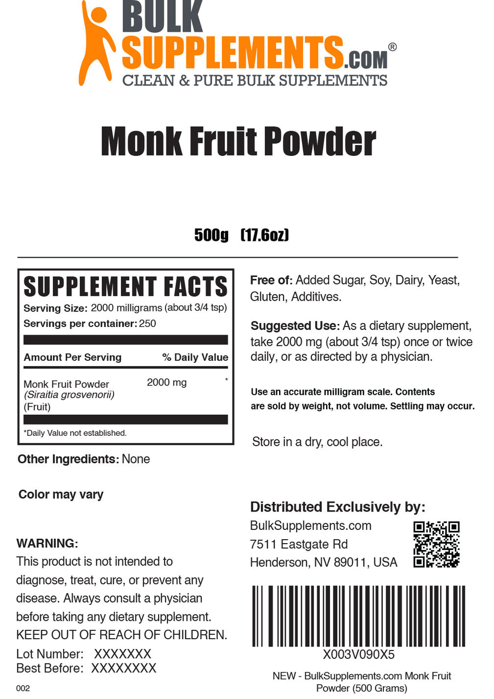 Monk Fruit Powder
