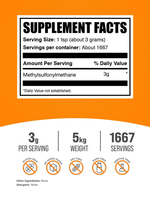 MSM Powder | MSM Supplement | Methylsulfonylmethane