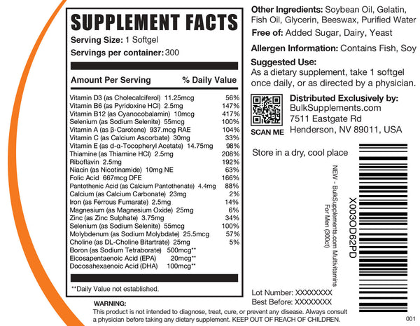 Multivitamin Softgels - Get Your Daily Nutrients