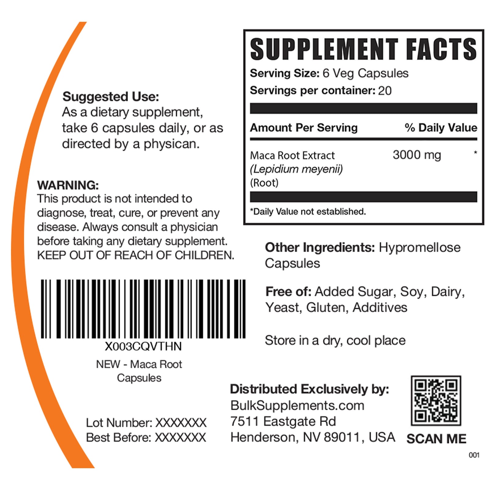 Maca Root Capsules | Energy & Health Boosting Pills