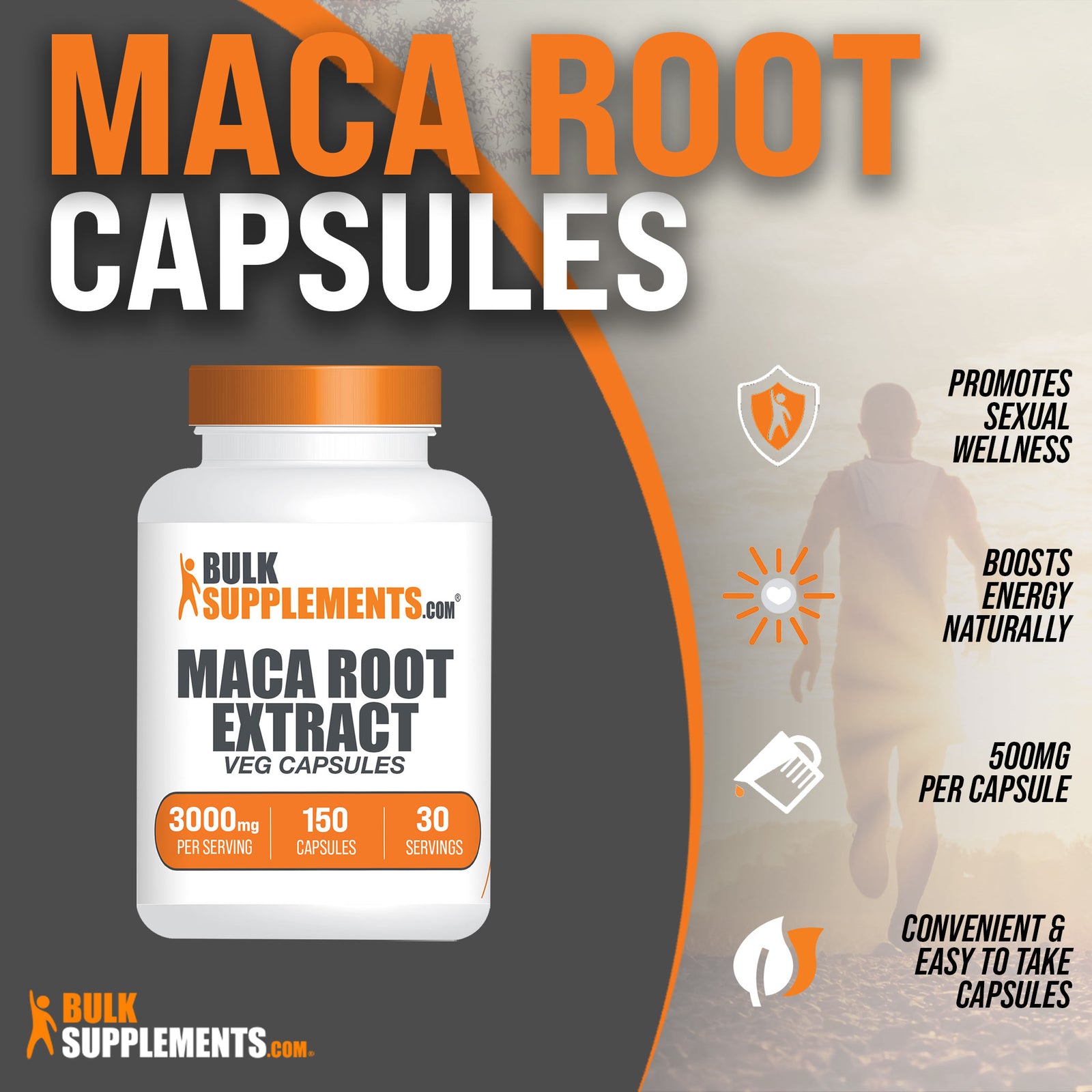 Maca Root Capsules | Energy & Health Boosting Pills