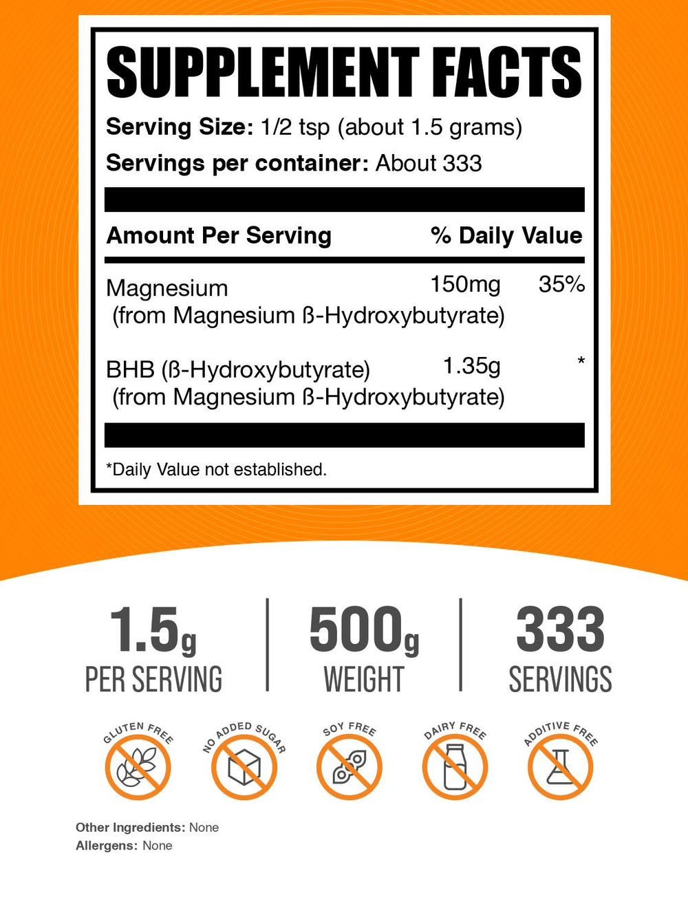 Beta-hydroxybutyrate (BHB) Magnesium | Keto Diet Supplement