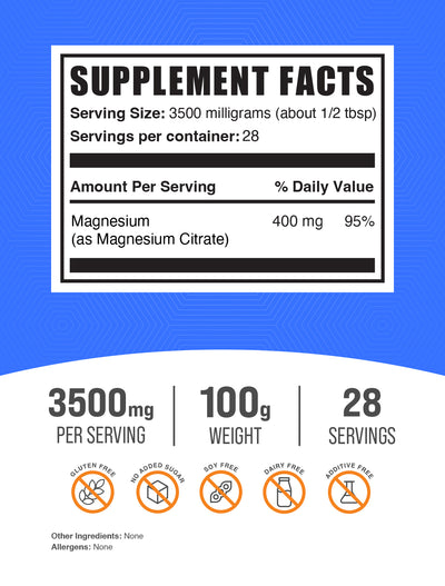 Magnesium Citrate Powder | Magnesium Supplement