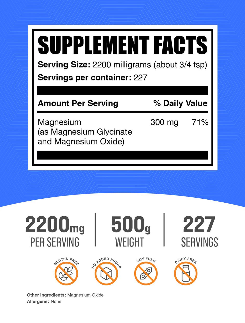 Magnesium Glycinate Capsules - Supports Strong Bones