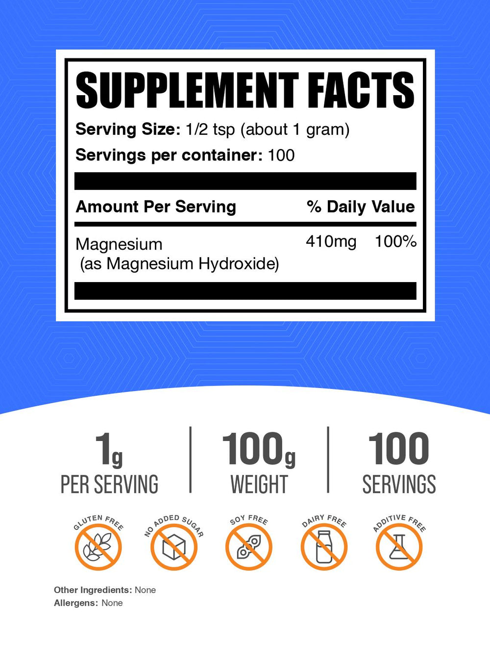 Magnesium Hydroxide Powder | Magnesium Supplement