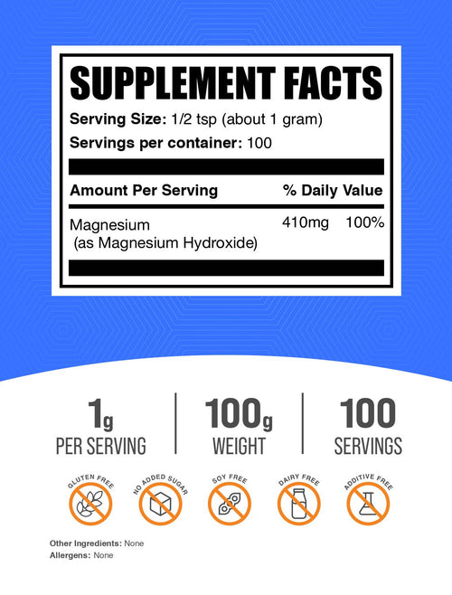 Magnesium Hydroxide Powder | Magnesium Supplement