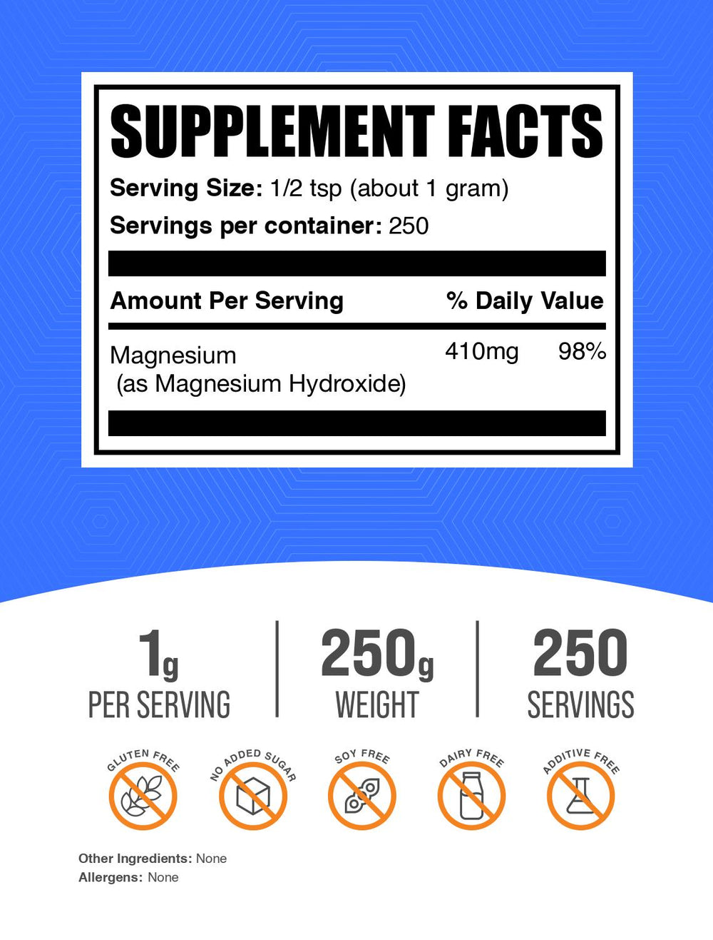 Magnesium Hydroxide Powder | Magnesium Supplement
