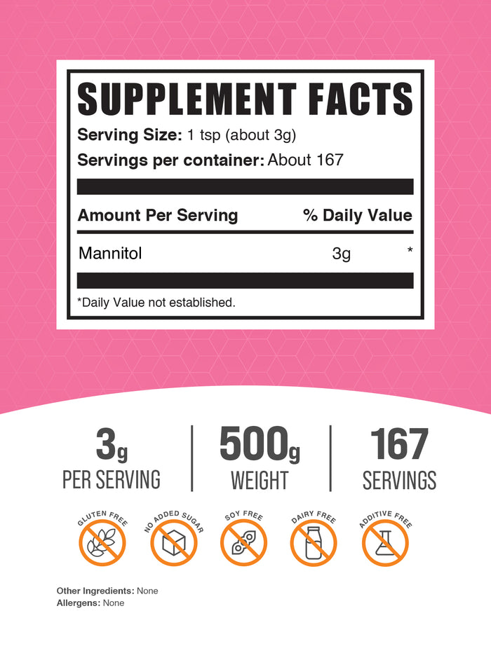 Mannitol Powder | Sugar Substitute | Sweetener