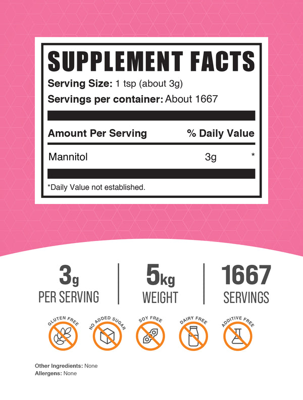 Mannitol Powder | Sugar Substitute | Sweetener