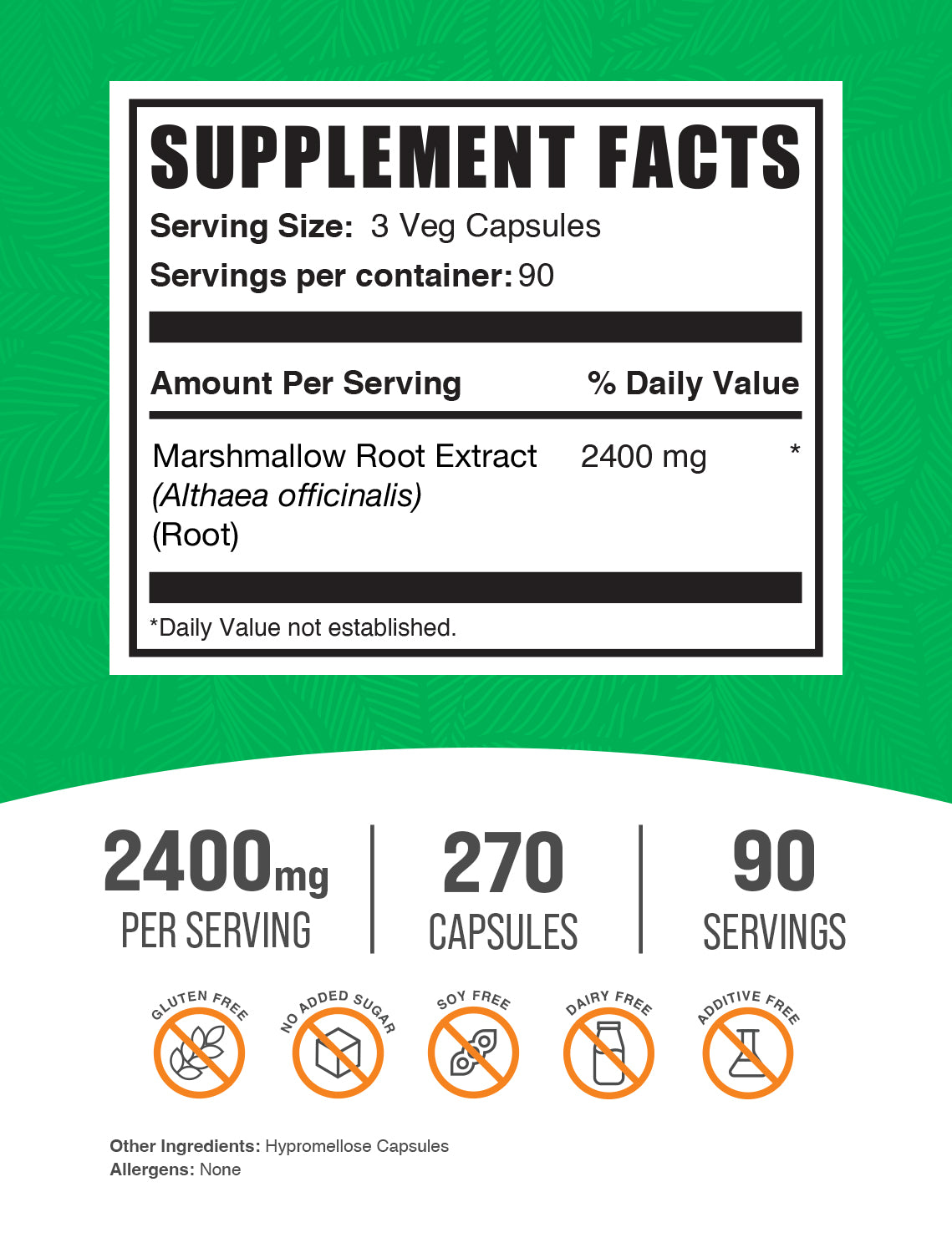 Marshmallow Root Capsules - Boost Your Health