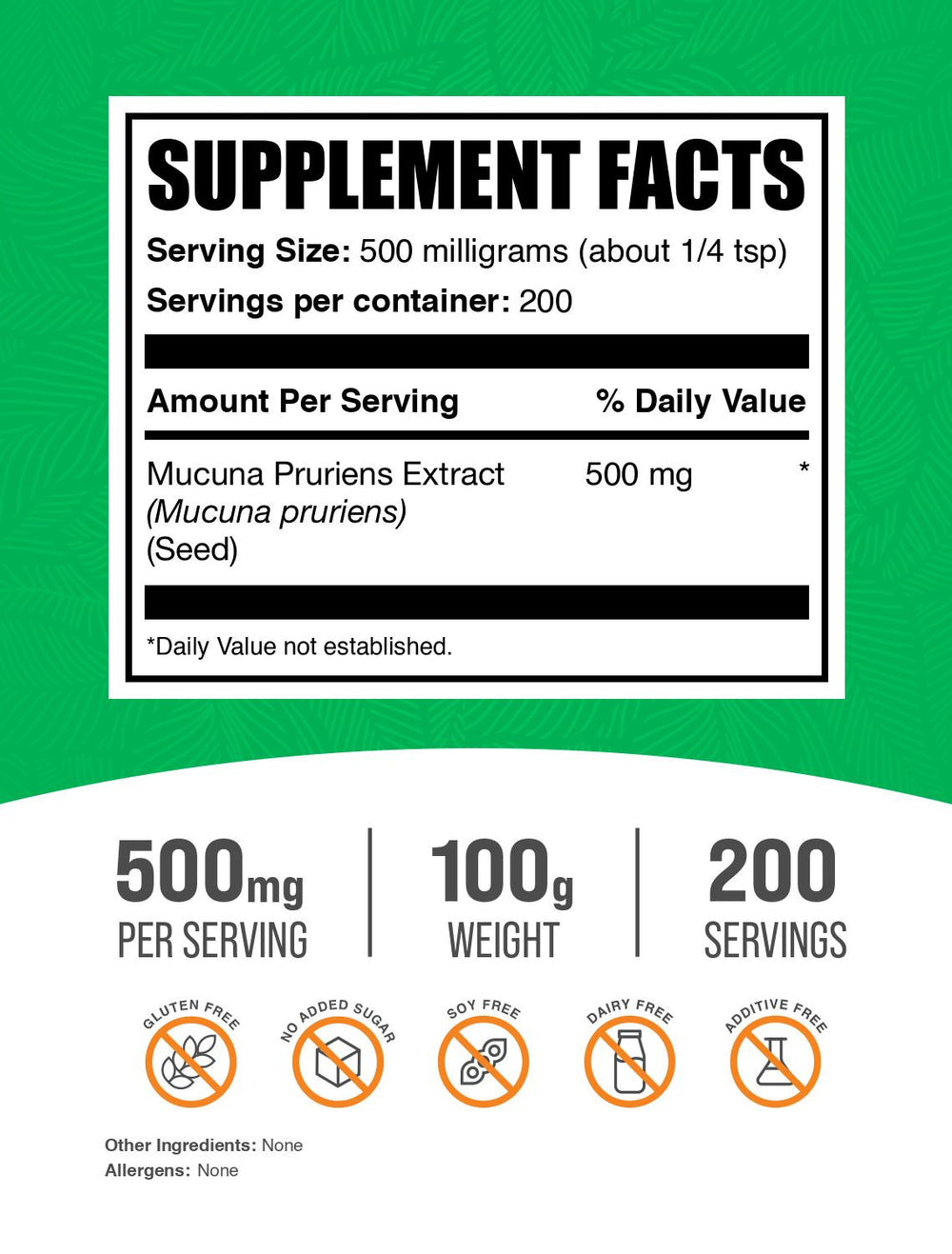 Mucuna Pruriens Extract Powder - Boost Your Mood & Energy