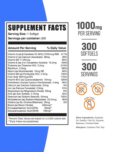 Multivitamin Softgels for Women - Get the Most Out of Your Day