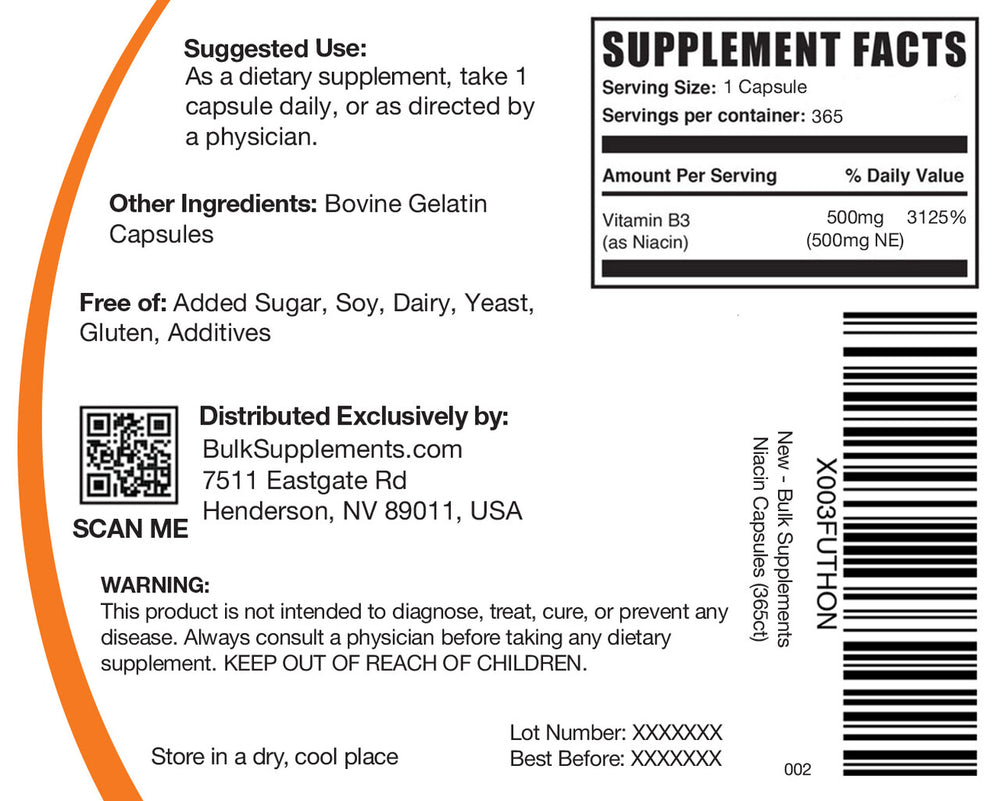 Niacin Capsules - Experience the Incredible Benefits