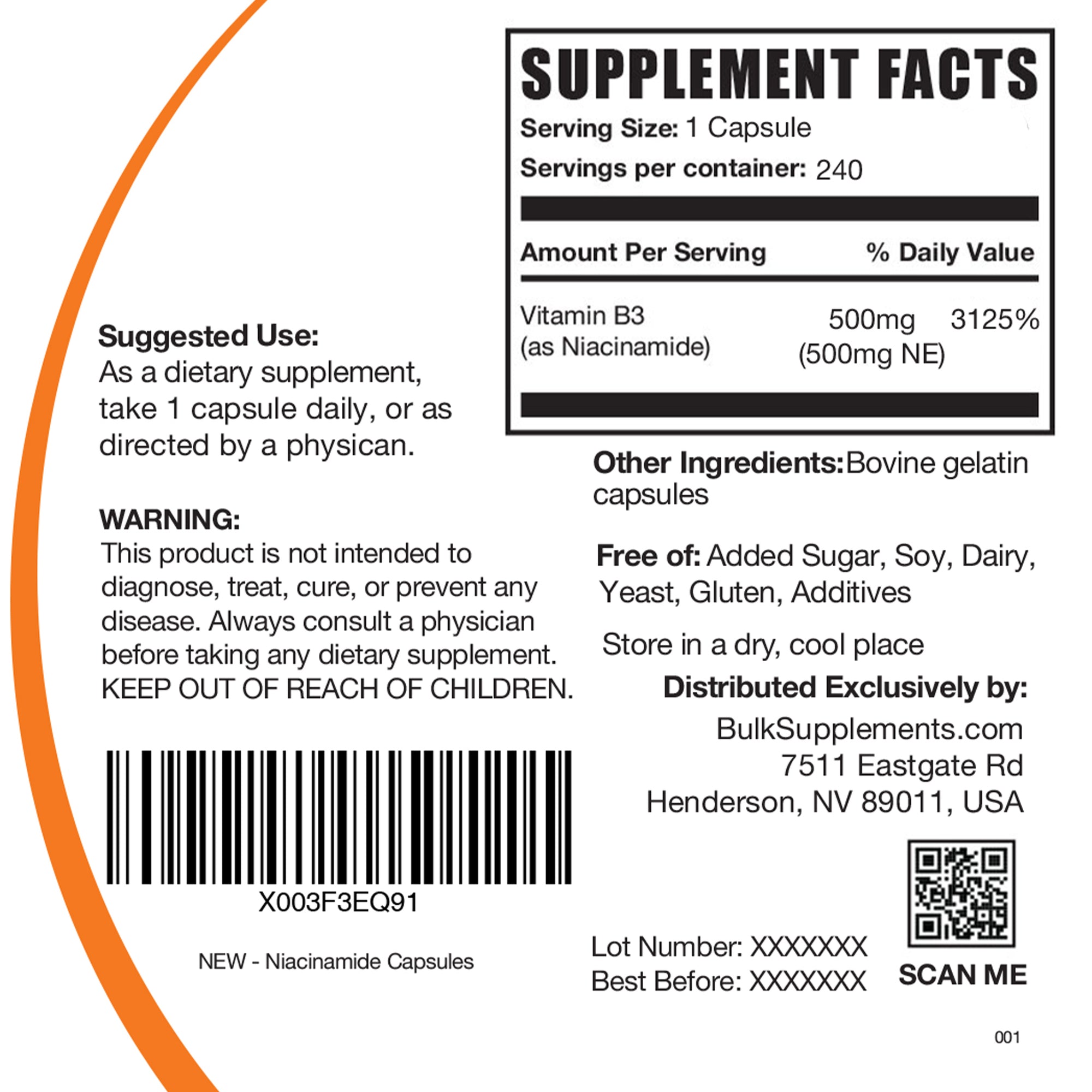 Niacinamide Capsules - Support Your Overall Health