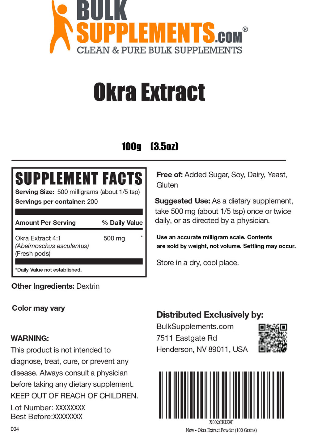 Okra Extract | Abelmoschus esculentus Extract | Herbal Supplements