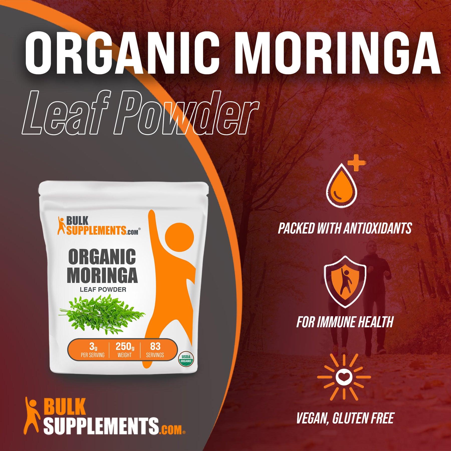 Organic Moringa Leaf Powder