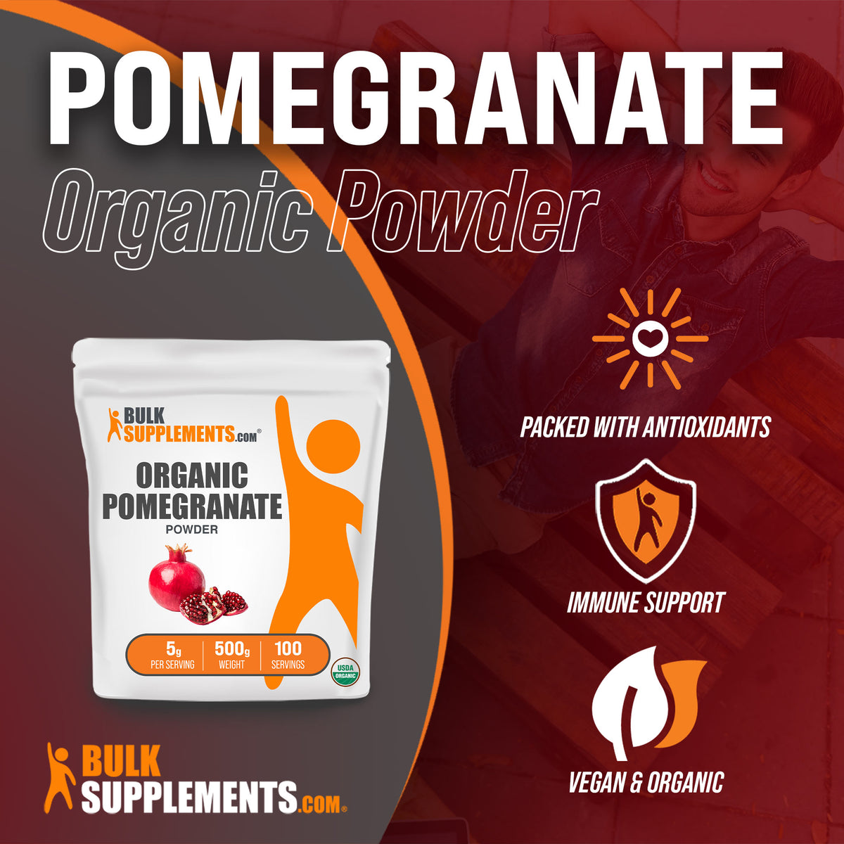 Pomegranate Powder | Punica granatum Powder | Herbal Supplements