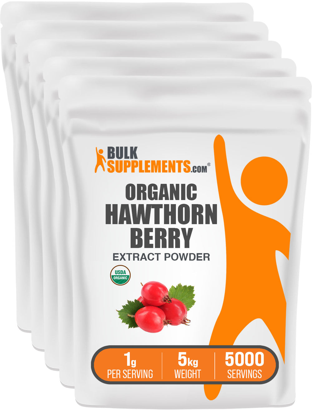 Organic Hawthorn Berry Extract Powder - Heart Healthy