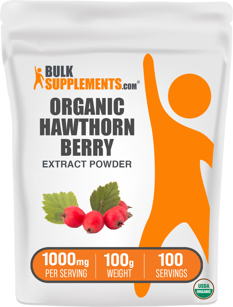 Organic Hawthorn Berry Extract Powder - Heart Healthy