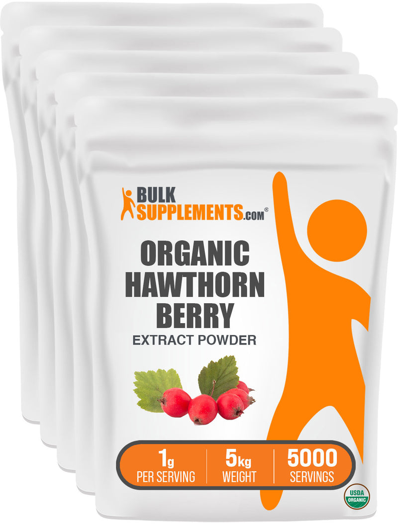 Organic Hawthorn Berry Extract Powder - Heart Healthy